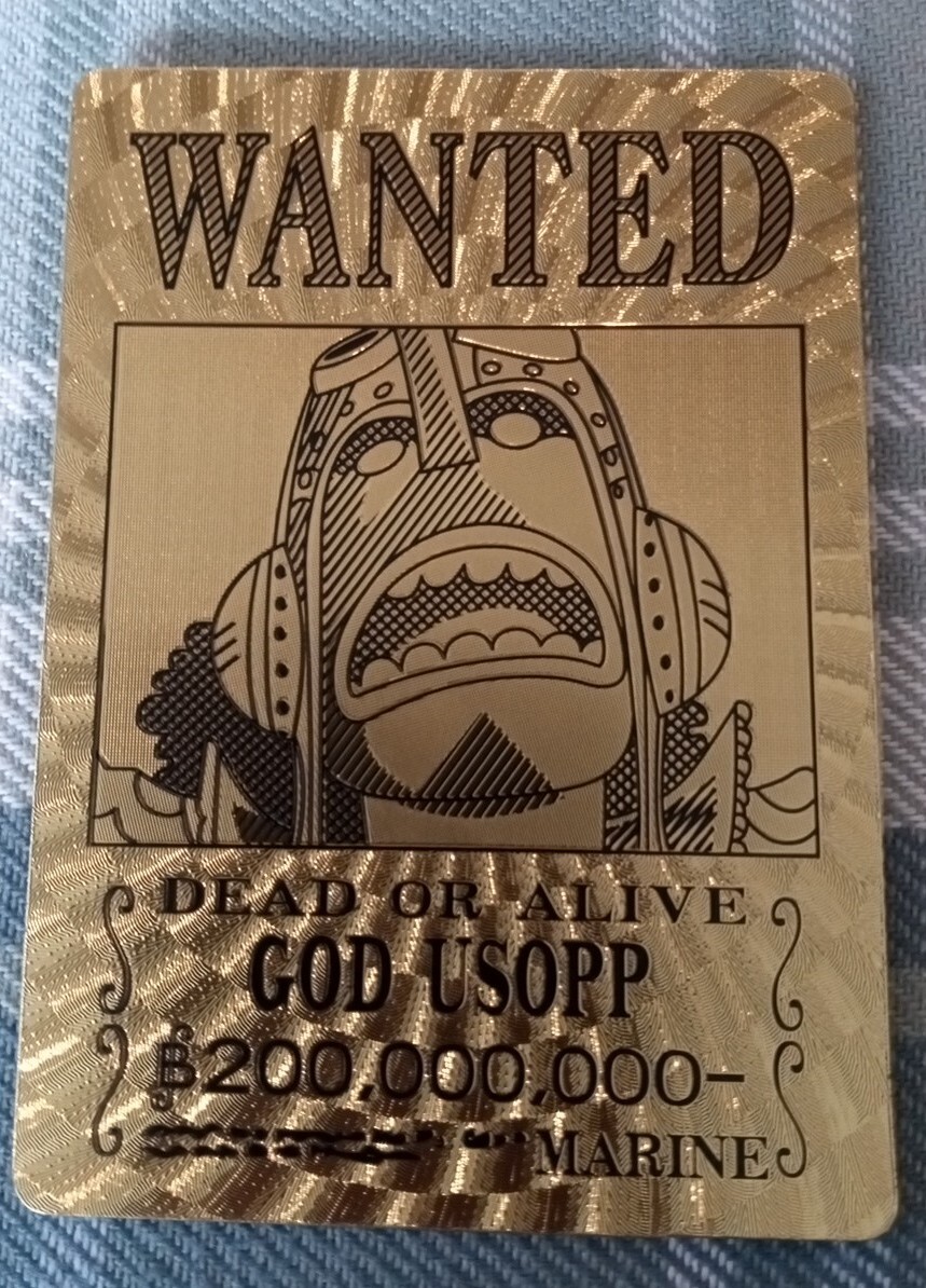 One Piece Wanted Usopp "One Piece" Wanted Poster Trick File Vol. 3 Kid