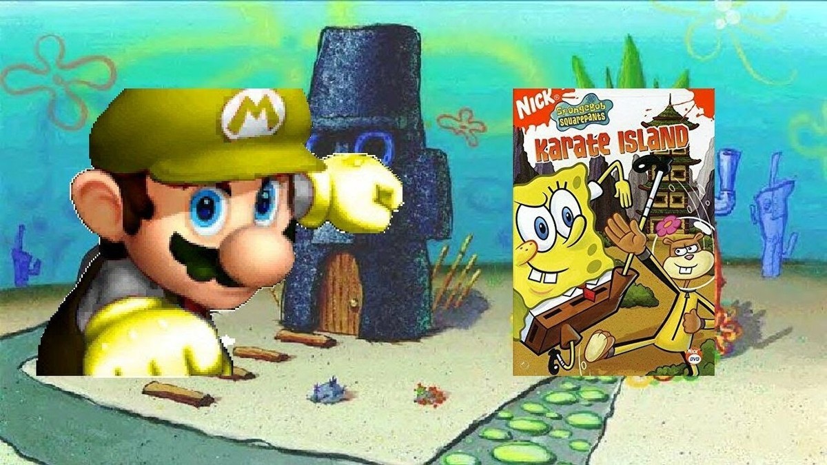 Spongebob Sandy Karate Island
