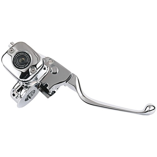 Chrome Handlebar Brake Control Kit 9/16 Inch Single Disc for 1996 Up ...