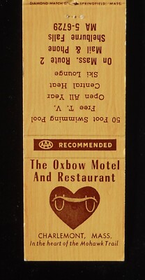 1960s The Oxbow Motel and Restaurant 50 Foot Swimming Pool Route 2 ...
