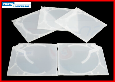 FLIP & GRIP 5X CD / DVD HÜLLEN / EJECTOR CASE / SLIMCASE TRANSPARENT NEU HÄNDLER | eBay.de