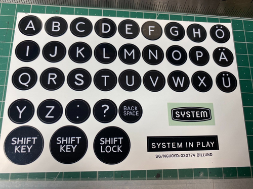 Custom Stickers Decal for Lego Set 21327- Typewriter | eBay