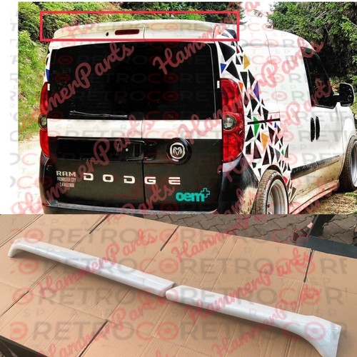 For Dodge Ram Promaster City roof Rear Spoiler White Colour Painted ...