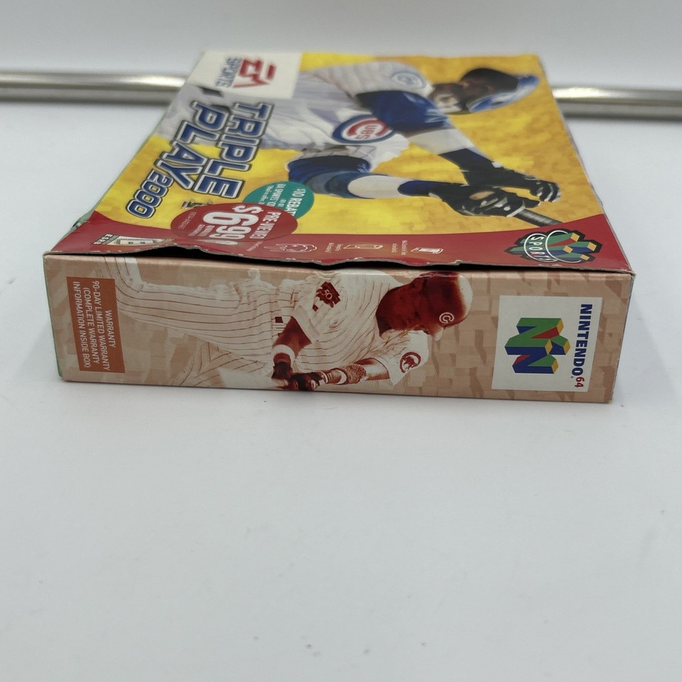 Nintendo 64 EA Sports Triple Play 2000 with Box Tested | eBay