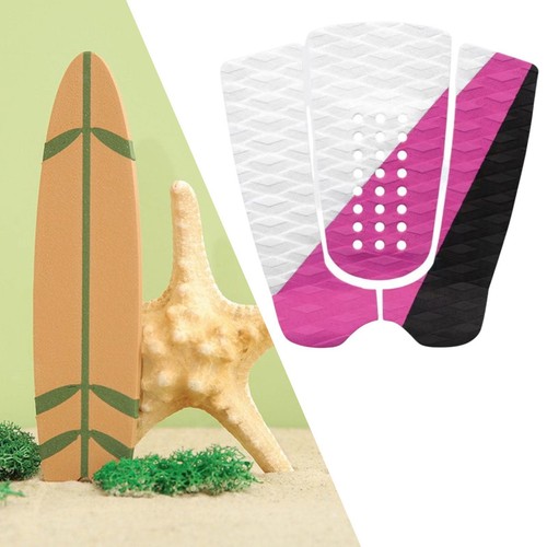 3x Surfboard Traction Pads Non Slip for Skimboard Shortboard Paddle ...