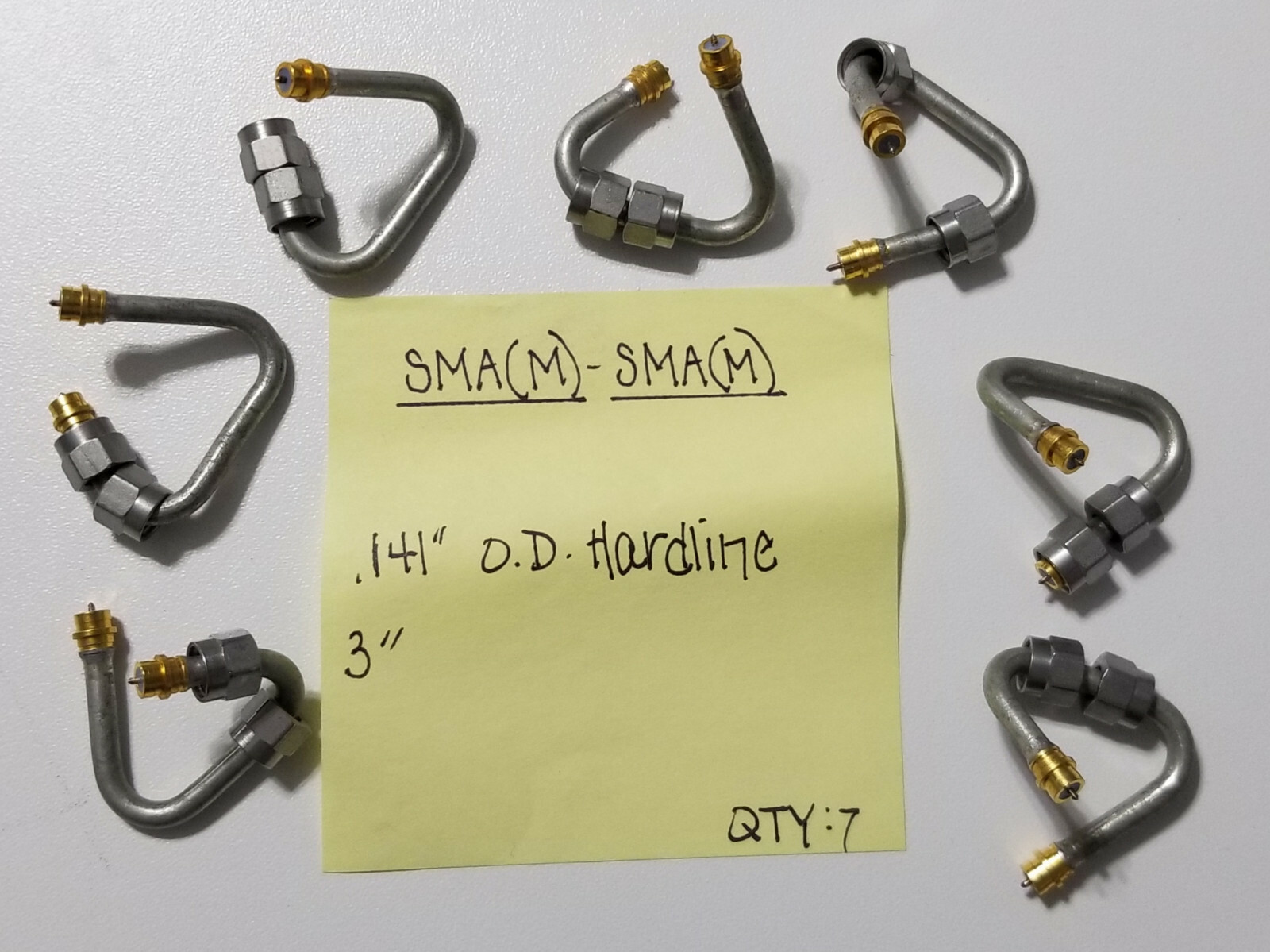 (7) SMA(M) - SMA(M) 0.141" OD Hardline Cables 3" | eBay