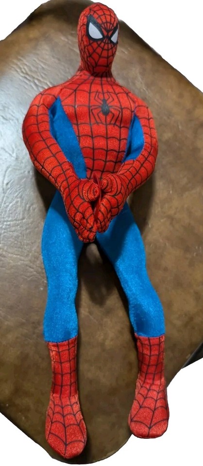 Spiderman 14in Marvel Suction Cups Plush 2002 Window Toybiz Promo ...