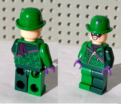LEGO Riddler Batman II Two Colored Legs Question Mark Hat Purple ...