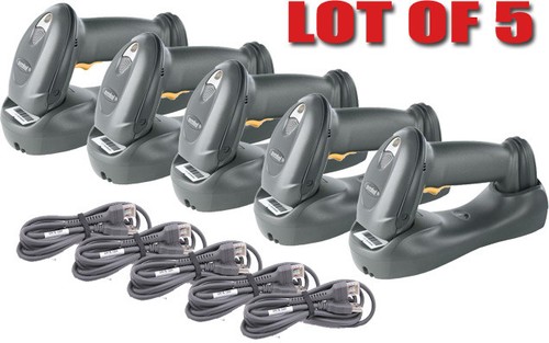 LOT 5 Symbol Motorola Zebra DS6878 Wireless 2D Barcode Scanner Imager ...