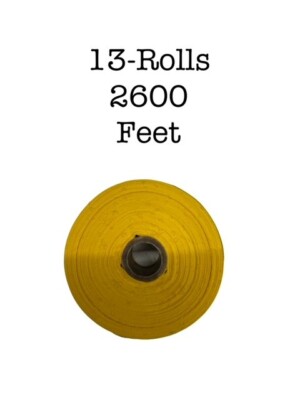 Military Flagging / Survey Tape Ribbon Cloth. 13-Rolls. 2600 Feet. FREE ...