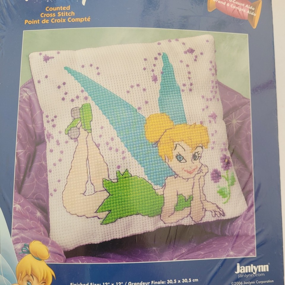 Disney Tinker Bell Janlynn Cross Stitch Kit | eBay