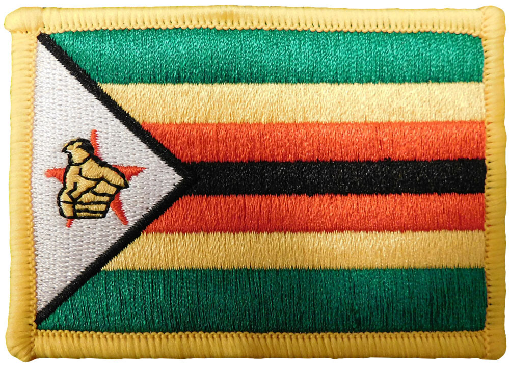 Zimbabwe Country Flag Iron On Patch | eBay