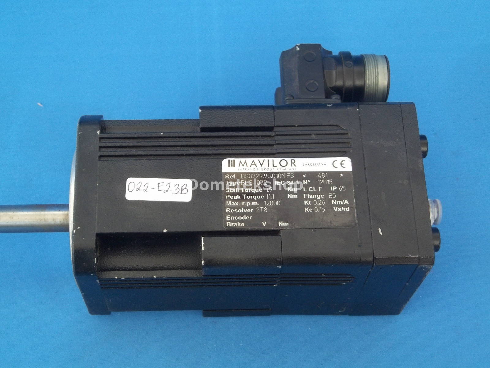 Infranor Mavilor BLS-072 Servo Motor BS0729.90.010N.F3 | eBay
