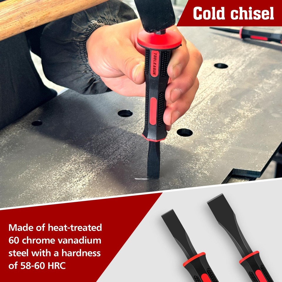 9Pcs Punch and Chisel Set, Including Cape & Cold Chisels, Taper, Pin ...