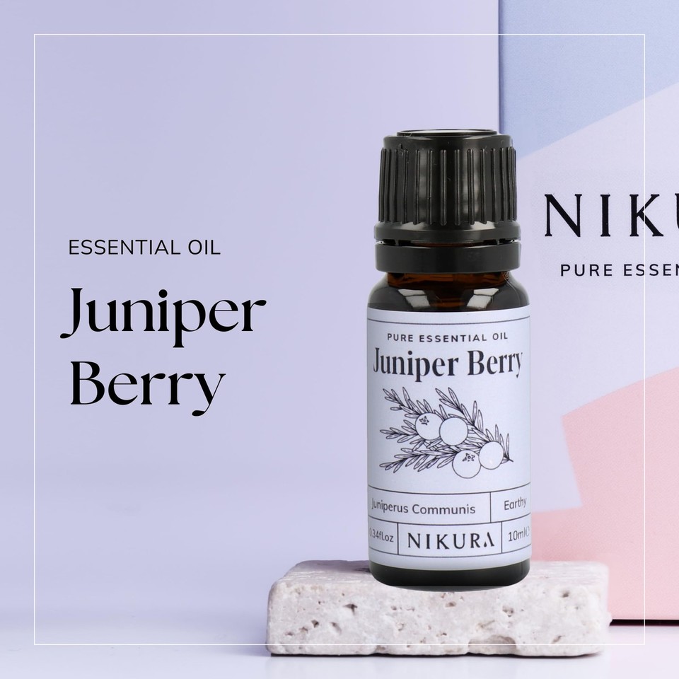 Nikura Juniper Berry Essential Oil 10ml 100% Pure Natural Oils Perfect ...