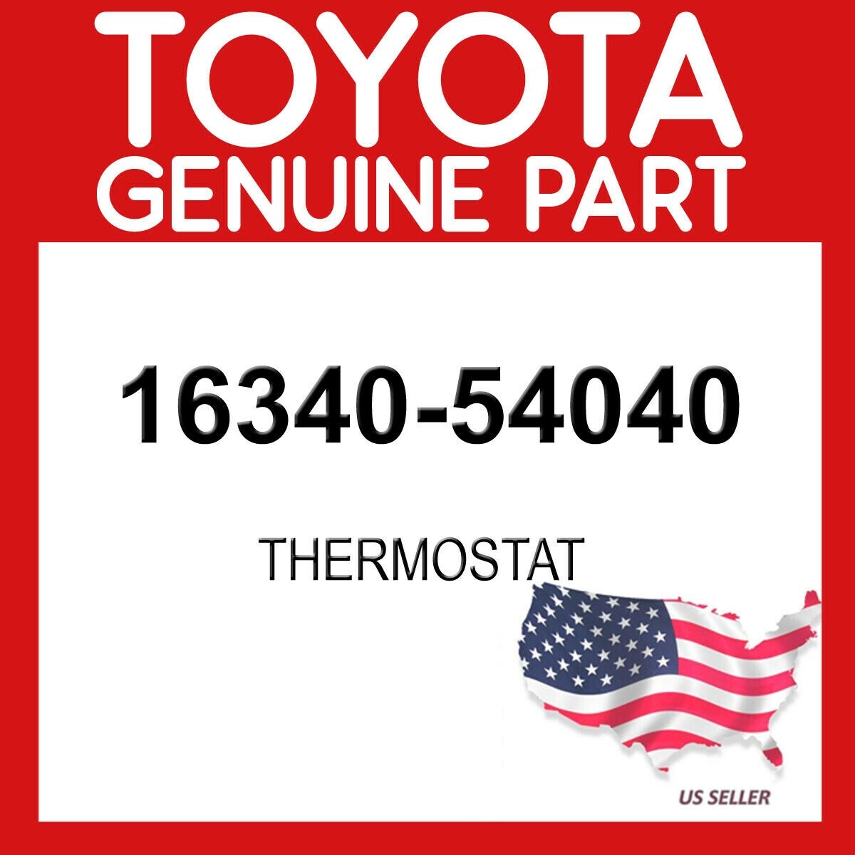 Toyota Genuine 16340-54040 Thermostat 1634054040 OEM | eBay