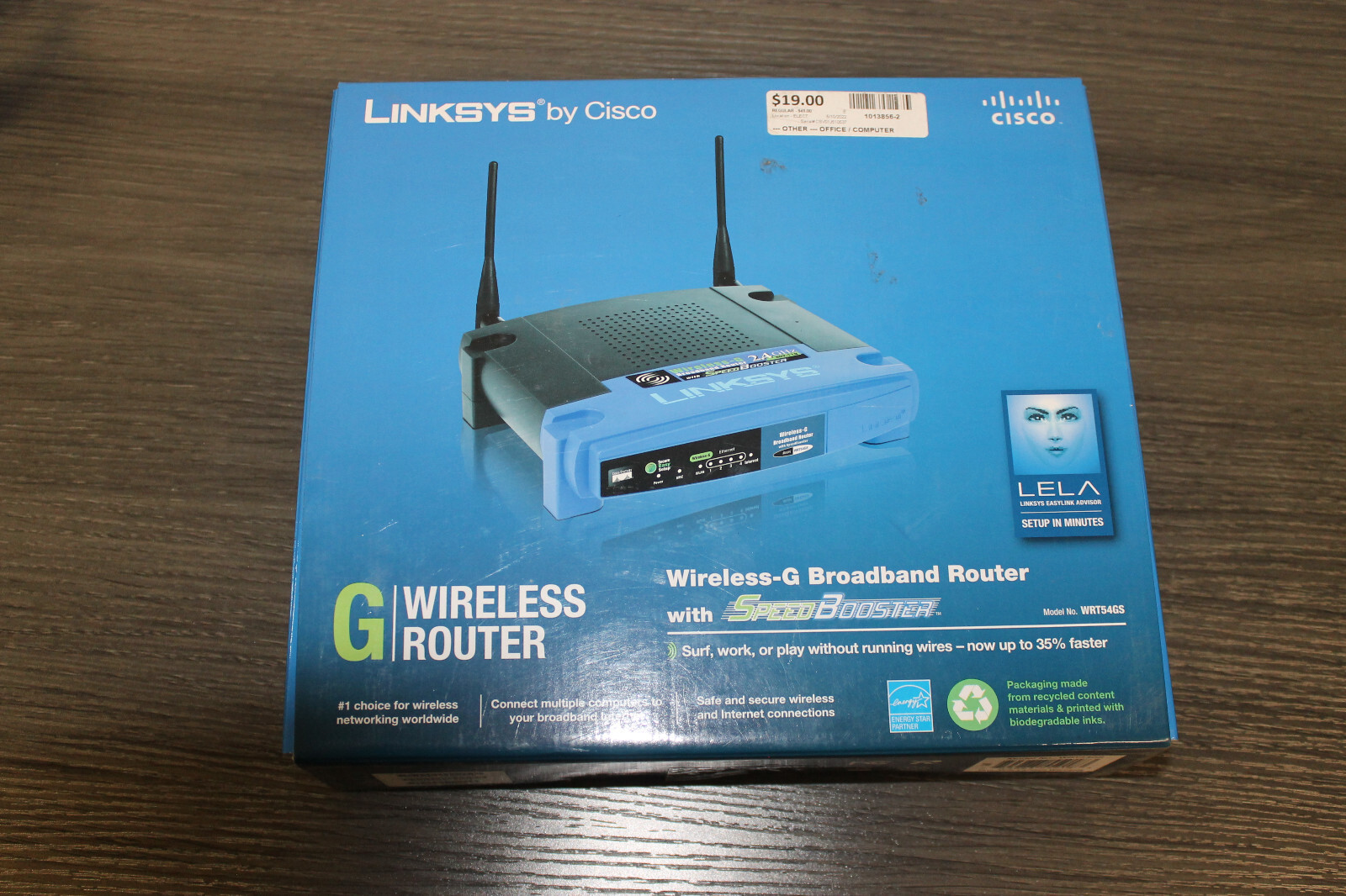 Linksys WRT54GS 54 Mbps 4-Port 10/100 Wireless G Router for sale online ...