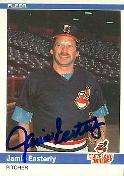 Jamie Easterly autographed Baseball Card (Cleveland Indians) 1984 Fleer ...