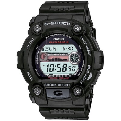 Casio Men's G-Shock Solar-Powered Atomic, Digital Watch 7900 Series ...