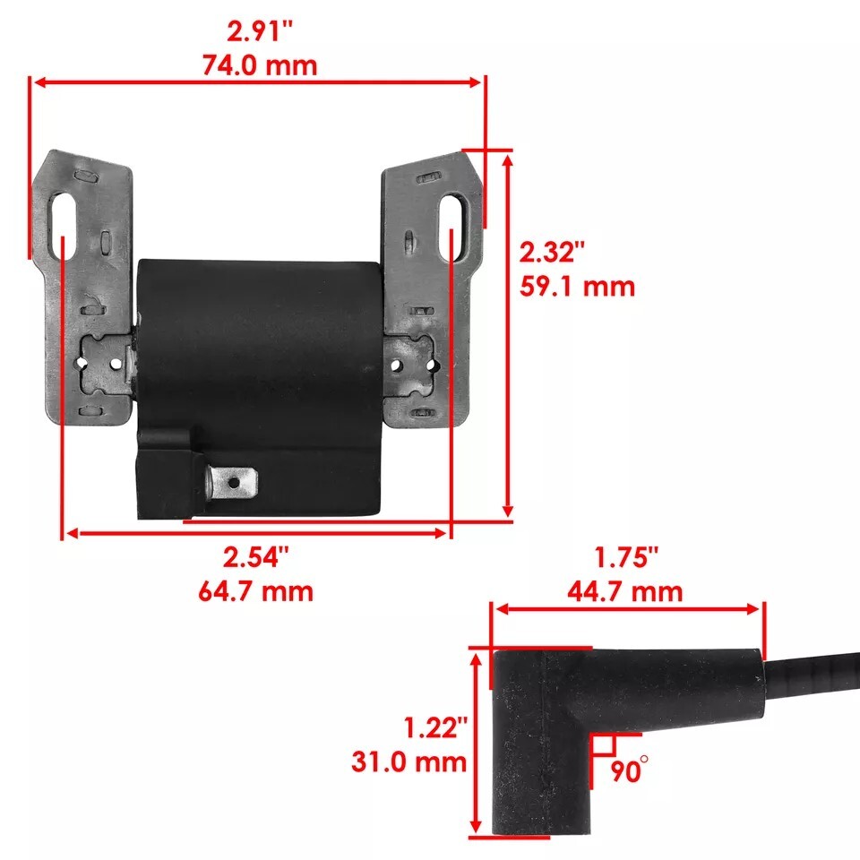 MIA12788 Ignition Coil For John Deere 107H 135 92H D125 D130 D140 D150 ...