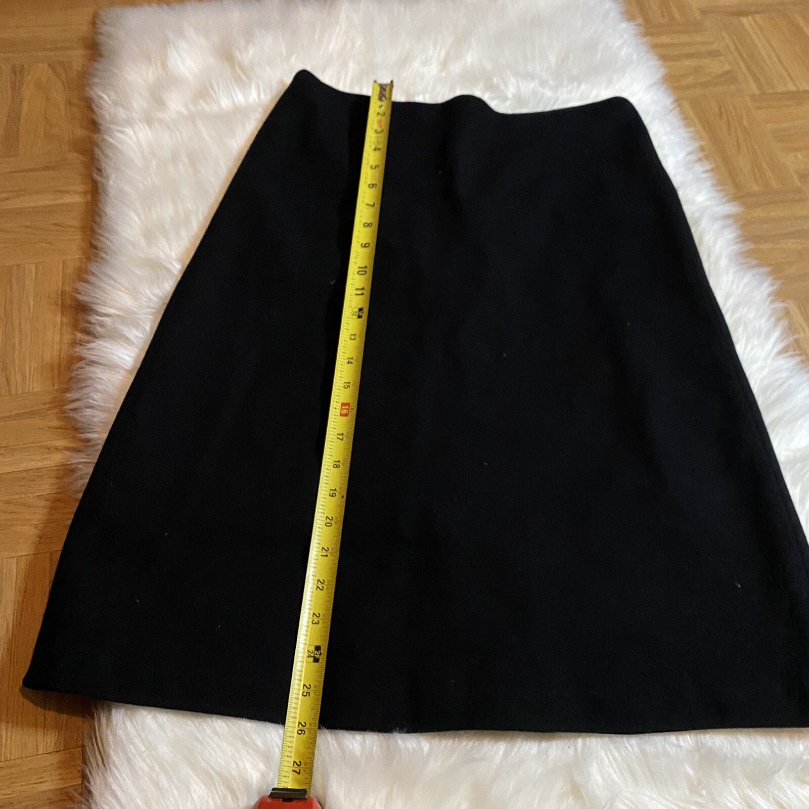 J. Crew Pencil Skirt Black Classic Wool Blend Professional Warm Sz 8 ...