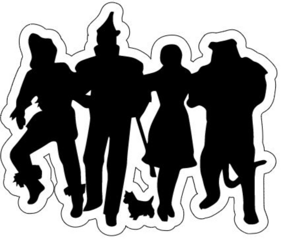 Wizard Of Oz Løve Silhuett