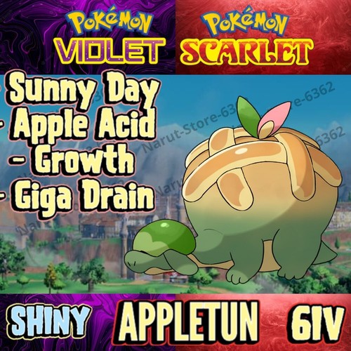 APPLETUN 🌟 SHINY 🔥 CHESNAUGHT TERA RAID🔥POKEMON SCARLET & VIOLET | eBay