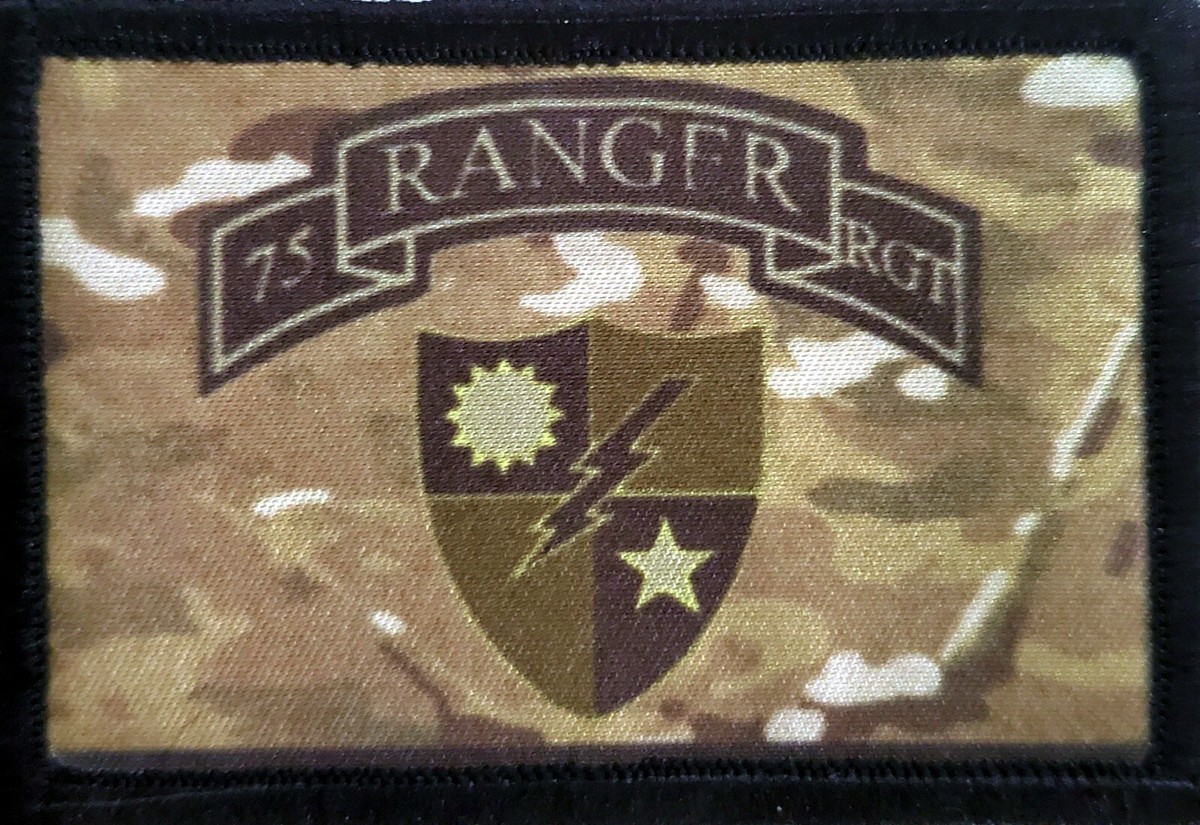 Patch Van Het 75e Ranger Regiment Ranger Scroll 75th Ranger Regiment