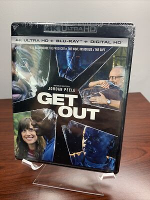Get Out (4K UHD Blu-ray + Blu-ray + Digital Copy UHD, 2017) Factory ...
