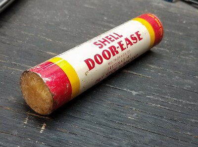Rare Vintage Shell Door-Ease Dry Stick Lubricant. 1/2 full...no cover ...