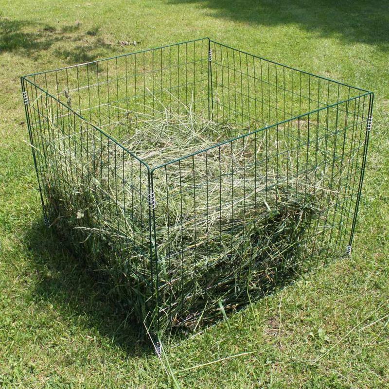 Komposter Metall Drahtgitter 2 er Set Gartenkomposter 90x90x70 cm ...