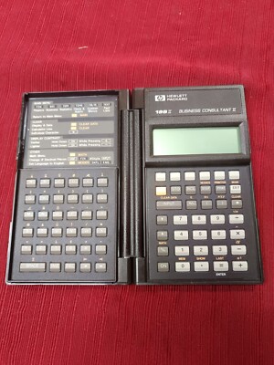 HP 19B II Business Consultant Calculator - UNTESTED NO BATTERY COVER ...