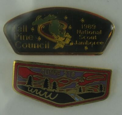 Boy Scouts OA 218 Cuwe Lodge Flap Pin Tall Pine Council CSP Pin [PN ...