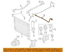 TOYOTA OEM 21-22 Tacoma Condenser Compressor Lines-Liquid Line ...