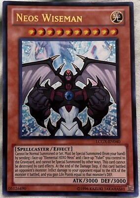 Yugioh Cards - Neos Wiseman 1996 LCGX-EN040 | eBay