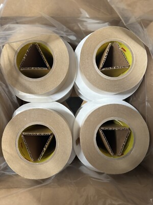 2" x 60 yds. 3M 9576 Clear Double Coated Tape 4 Mil 24 Rolls Per Case ...