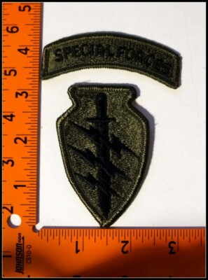 Military Patches US Army Subdued Special Forces and Tabs New Old Stock #T1210 | eBay