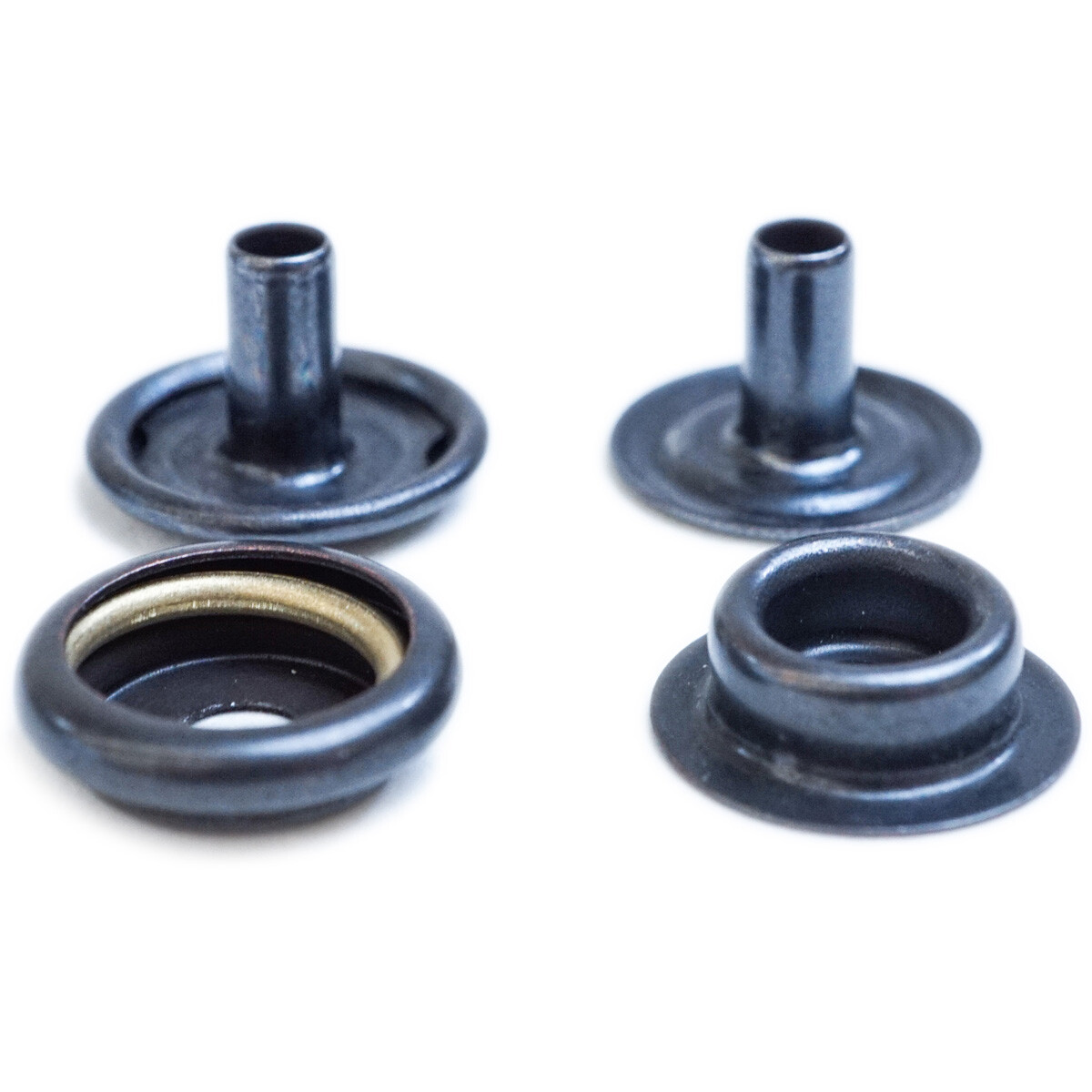 Springfield Leather Company Line 20 Black Snaps 10 & 100 Packs | eBay