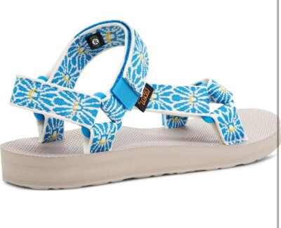 Teva Original Universal Sandals 1003987 Flower Loom Birch Ibiza Blue ...