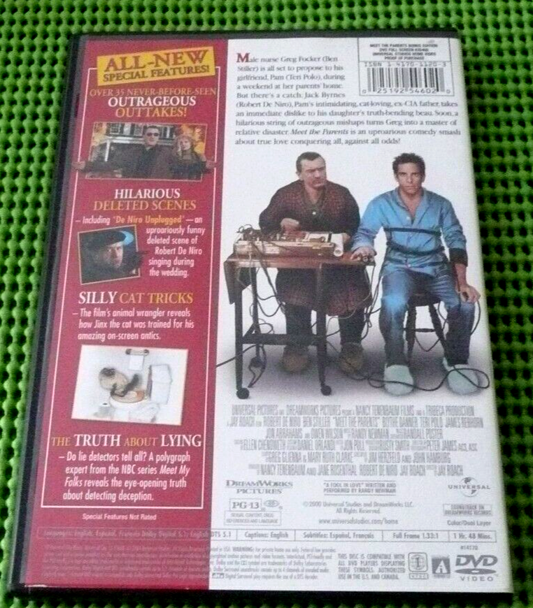 Meet the Parents (DVD, 2004, Full Frame) 25192546020 | eBay