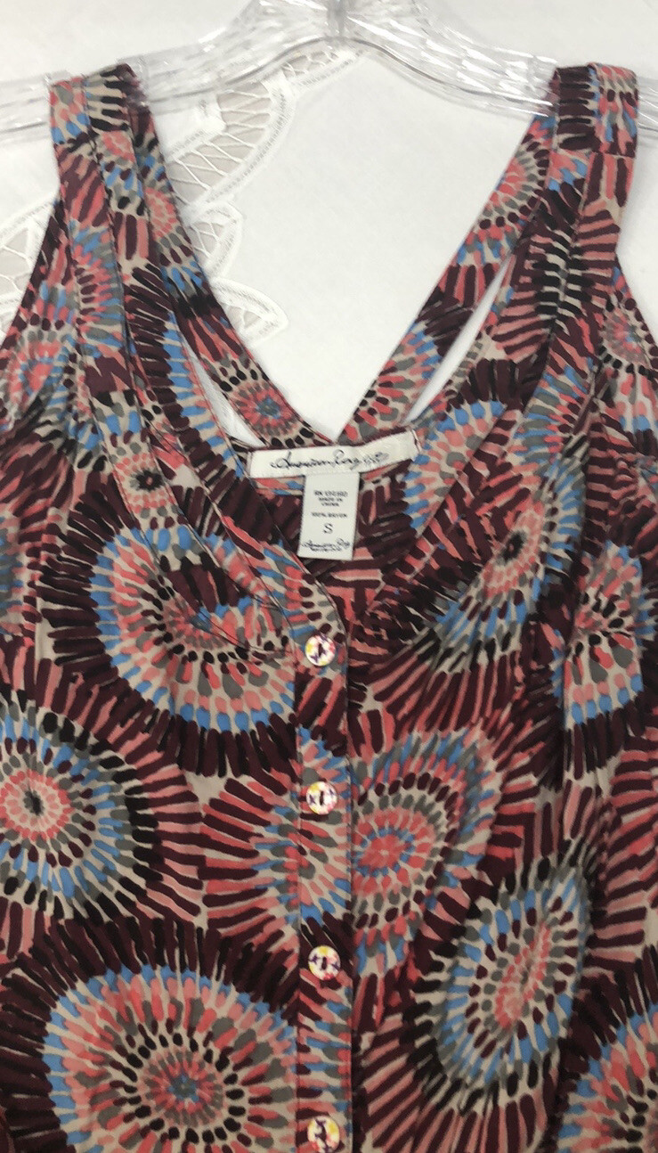 AMERICAN RAG CIE BOHO Keyhole Cut Out Crop Cami Size S | eBay