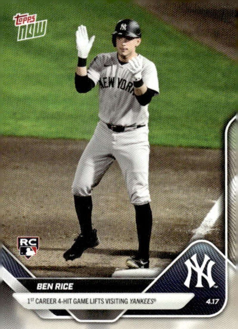 2025 Topps Now - Ben Rice #77 /2087 (RC) for sale online | eBay