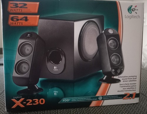 Logitech X-230 Computer Subwoofer And Speaker | eBay