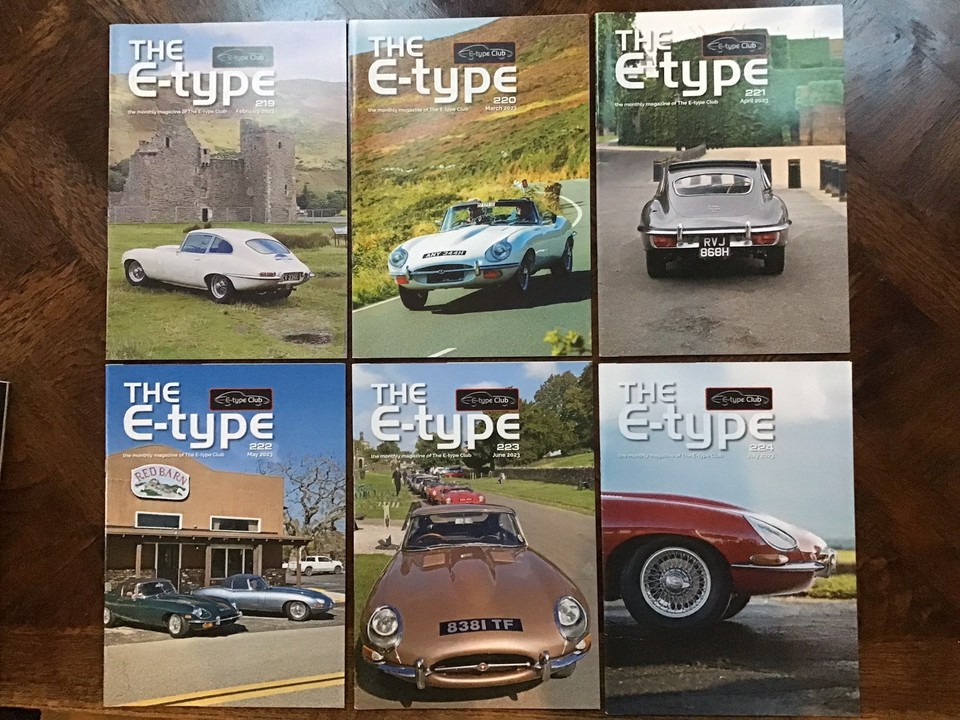 Jaguar E Type Club Magazines Bundle. 23 from Feb 2023 to Dec 2024 ...