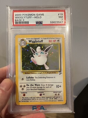 Wigglytuff 19/130 Base Set 2 Holo Rare PSA 7 | eBay