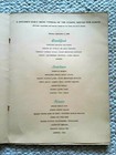1946 Menu & Information Booklet for EASTOVER ESTATE, The Berkshires ...