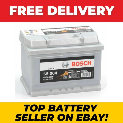S5 004 Bosch Type 065 075 Heavy Duty Car Van Battery S5004 61Ah 12V ...
