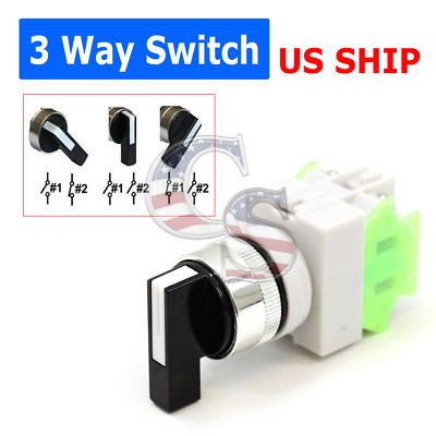 Switches - 3 Position Rotary Switch