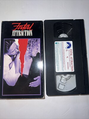 Fatal Attraction (VHS, 1997) Glenn Close Michael Douglas 97360176230| eBay