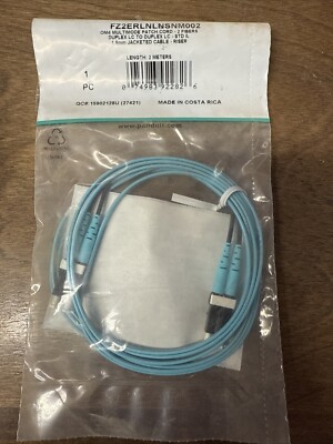 Panduit Fiber Optic Duplex Patch Network Cable FZ2ERLNLNSNM002 - New | eBay